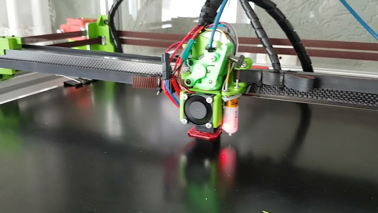 HevORT 3D printer build, first print! - YouTube