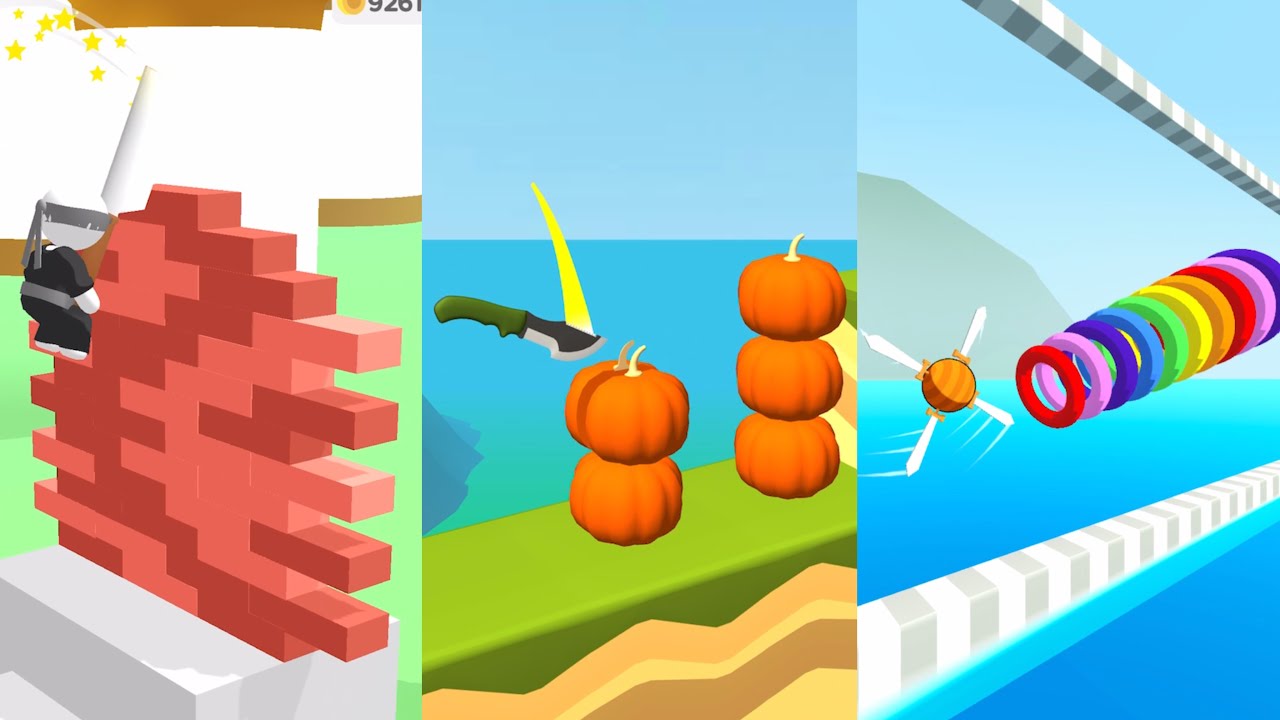 Chop Chop Samurai vs Knife Jump vs Swing Slice Very Satisfying And ...