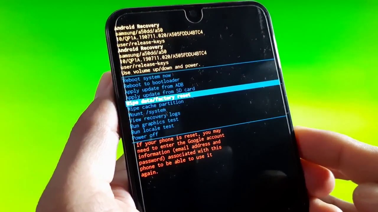 Tutorial: How to Hard Reset ( Factory reset ) Samsung Galaxy Device ...