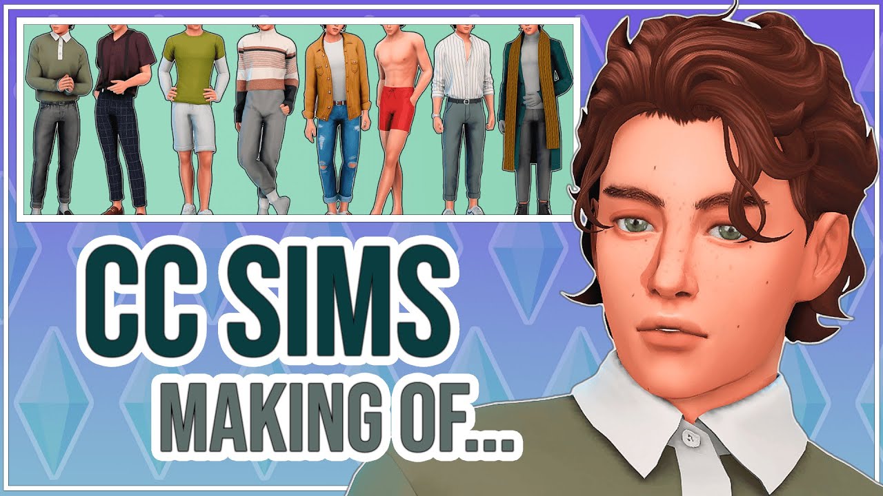 CC SIM MAKING OF... ROMAN ⚔️ // Sims 4 CAS Lookbook + CC Links - YouTube