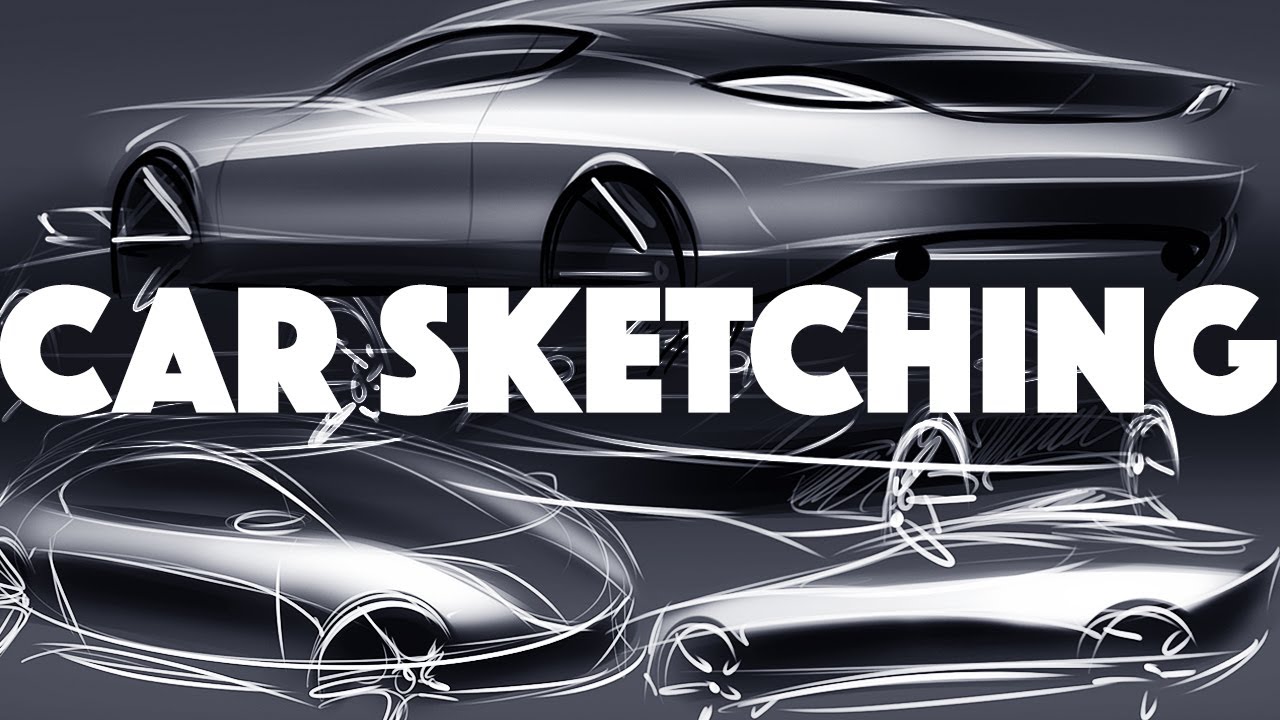 How to draw cars SIMPLIFIED - Front perspective - YouTube
