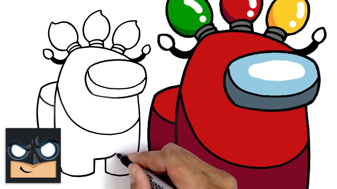How To Draw Christmas Crewmate | Among Us - YouTube