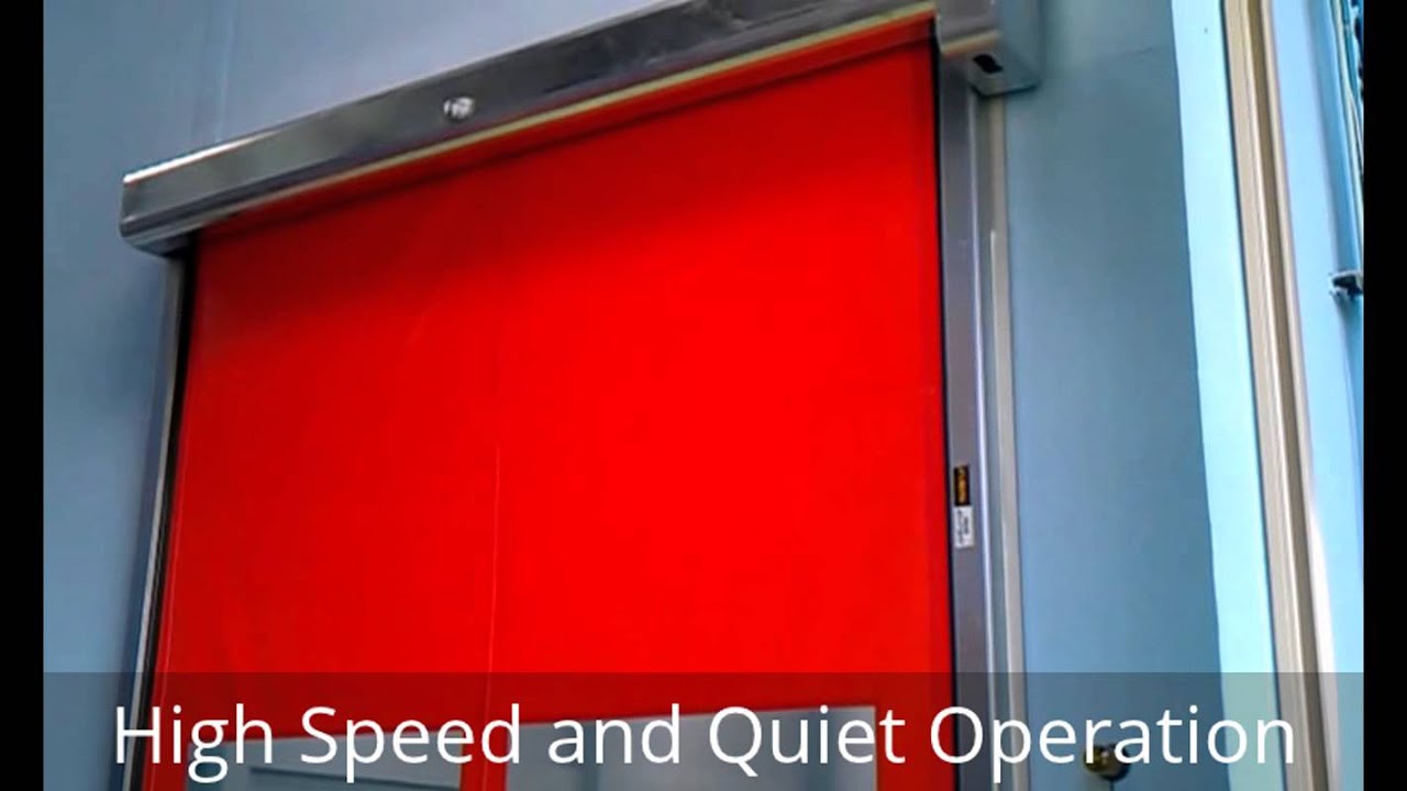 High Speed PVC Roller Door G Series - YouTube