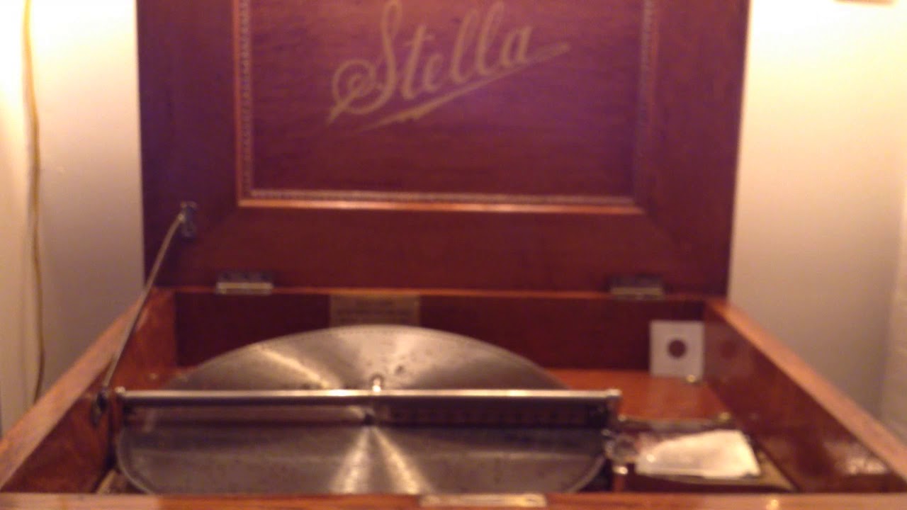 No. 964. "Melody"(Rubenstein). 14" Stella Disc Music Box. Double Comb ...