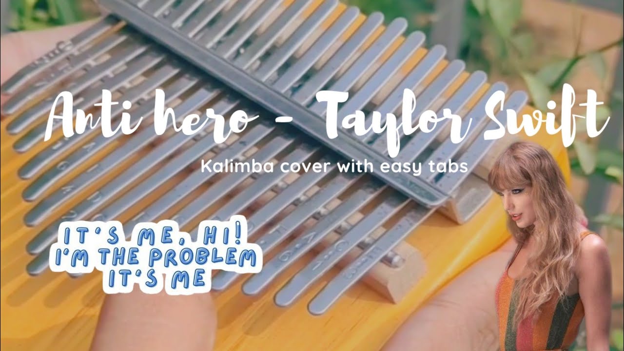 Anti-Hero Taylor Swift (midnights) Kalimba cover easy tabs #taylorswift ...