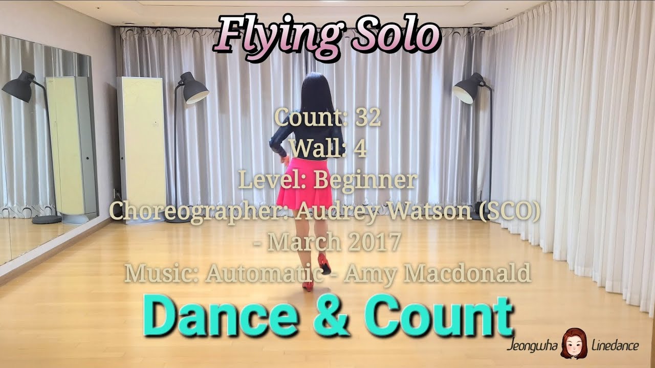 Flying Solo 플라잉 솔로|Linedance| Beginner/Demo:Jeongwha Linedance - YouTube