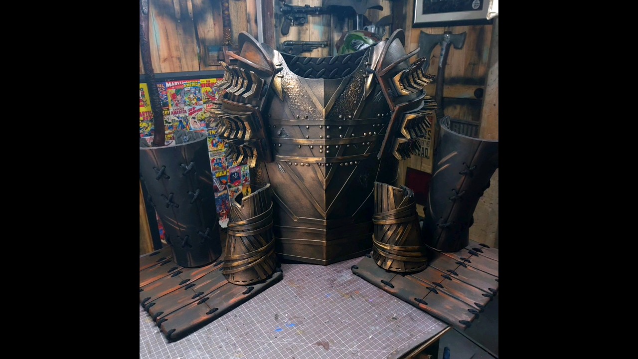 Handmade in EVA Foam. Mortal Kombat Movie Scorpion Armour. DIY - YouTube