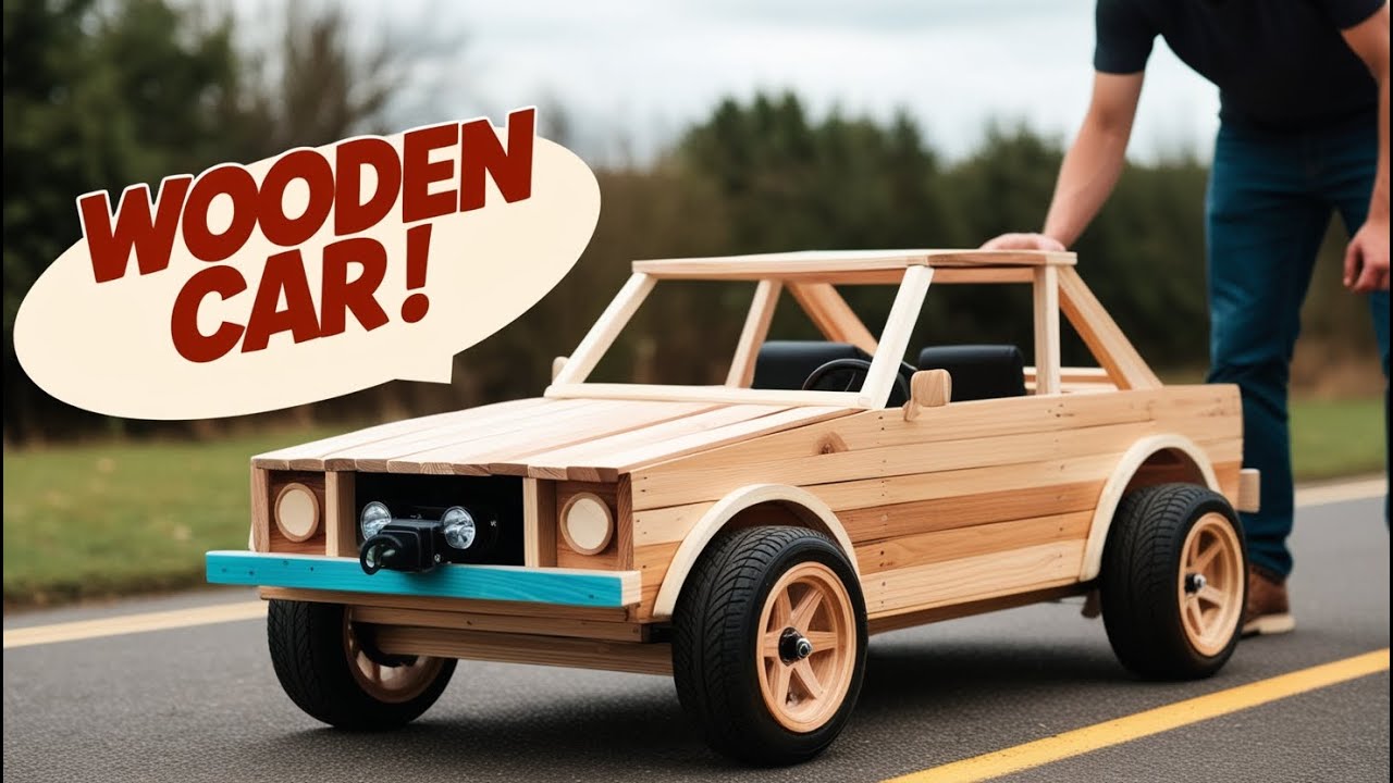 Turning Wood and a Motor into a Drivable Car – You Won’t Believe This ...