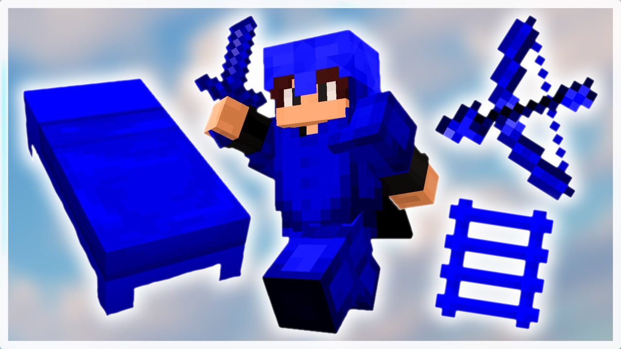 I Made The Most Blue BedWars Texture Pack - YouTube
