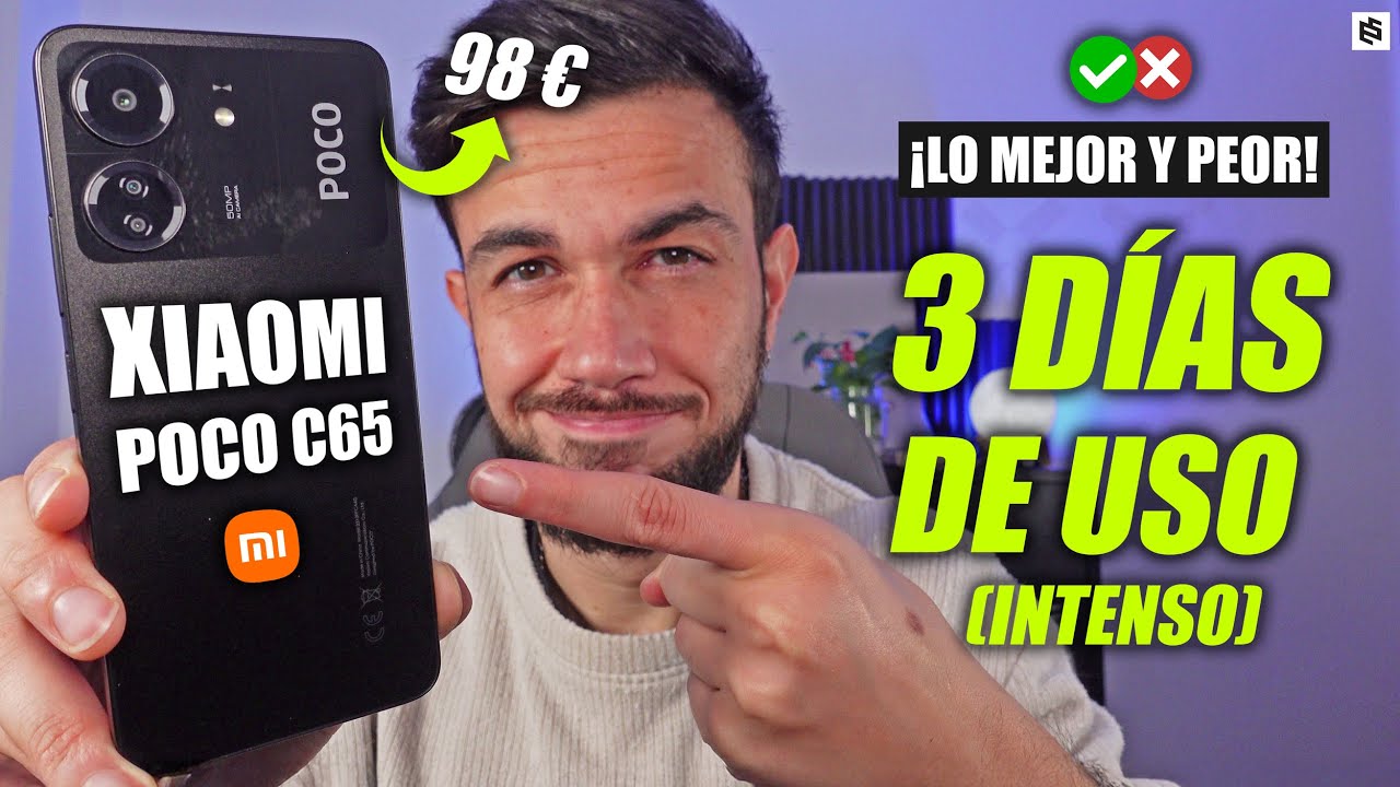 Lo MEJOR y PEOR!🔥Xiaomi POCO C65: REVIEW tras 3 DÍAS de USO - YouTube