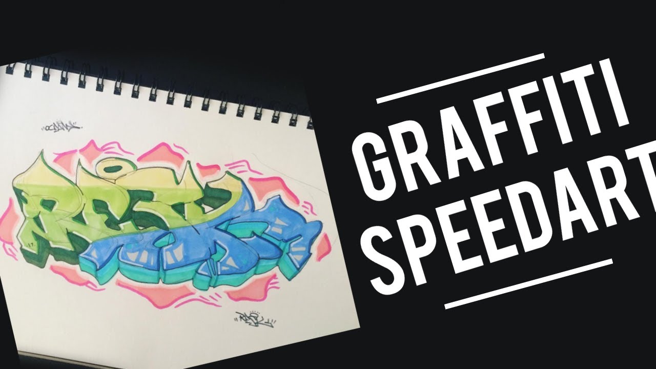 GRAFFITI SPEED ART - OCEAN - YouTube
