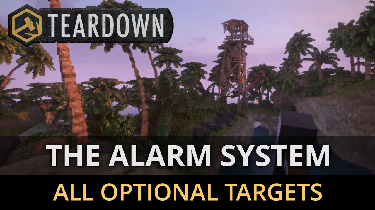 Teardown (PS5) - The Alarm System (All Targets) - YouTube