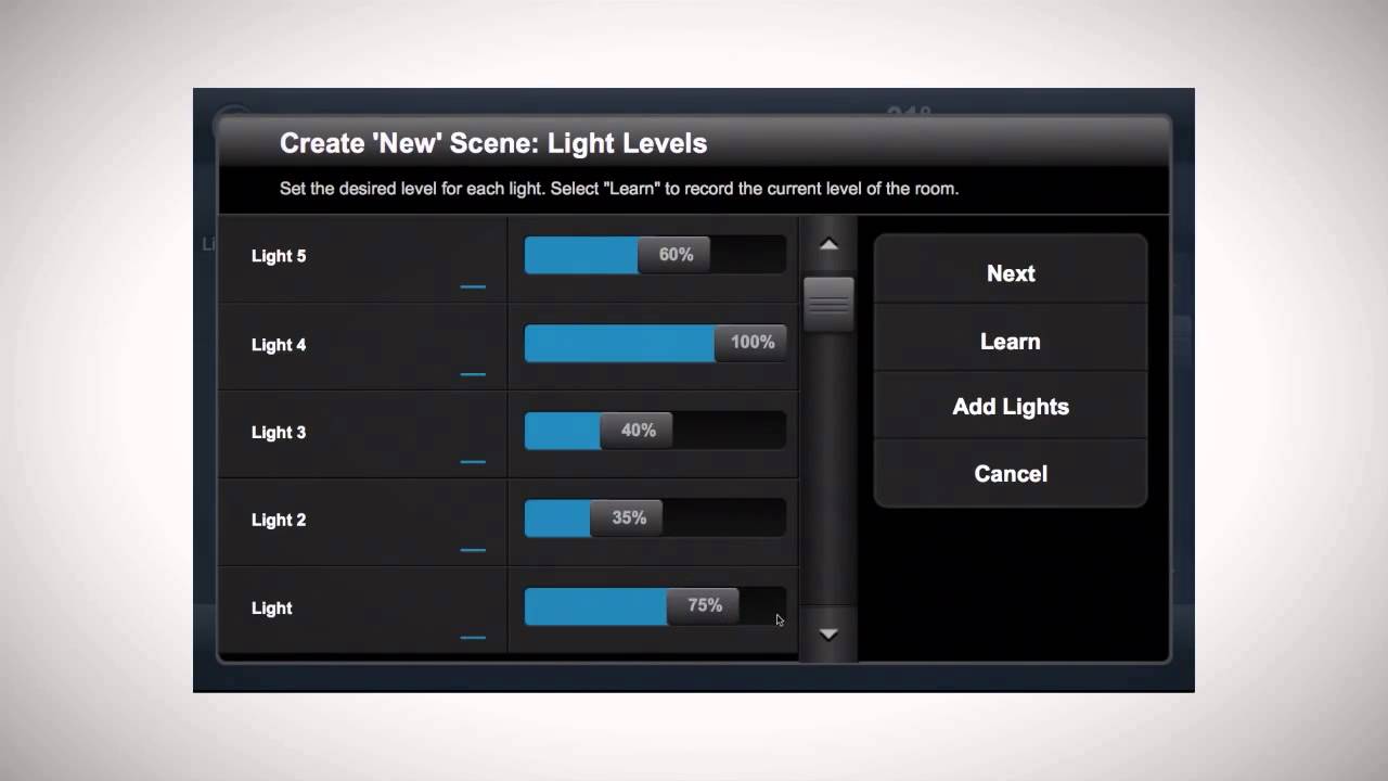 Control 4 Smart lighting Control - YouTube
