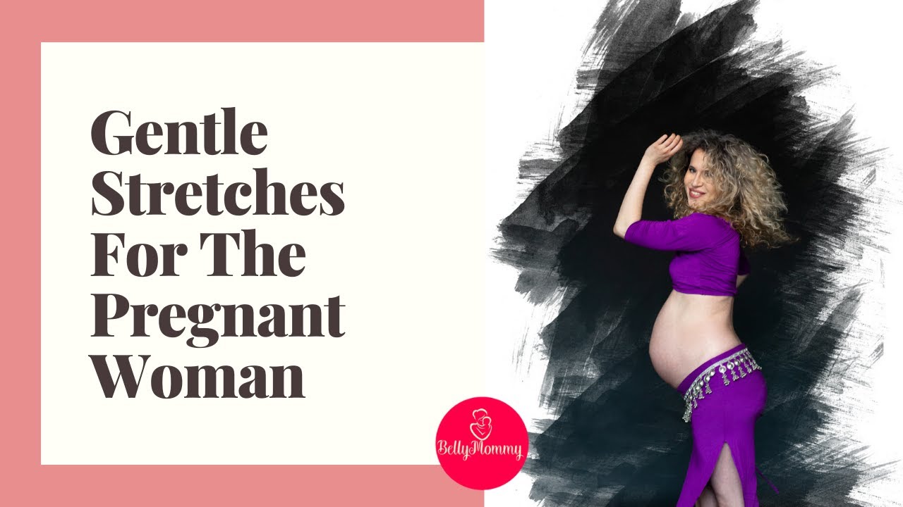 Easy prenatal exercises - a gentle flow for the pregnant woman - YouTube