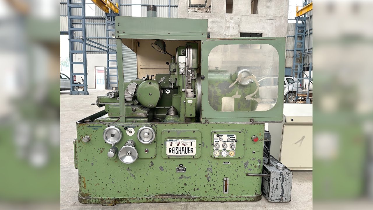 Gear Grinding Machine - Reishauer Switzerland - Model ZA - YouTube