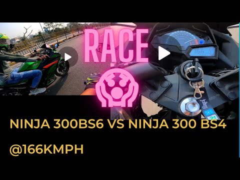 Ninja 300 bs6 vs Ninja 300 bs4 🔥🔥🖤💚 - YouTube