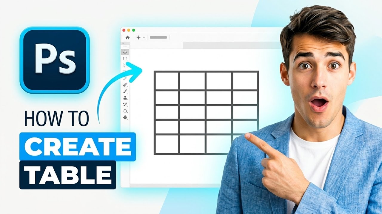 How To Create Table In Photoshop (Easiest Way) (2026 Guide) - YouTube