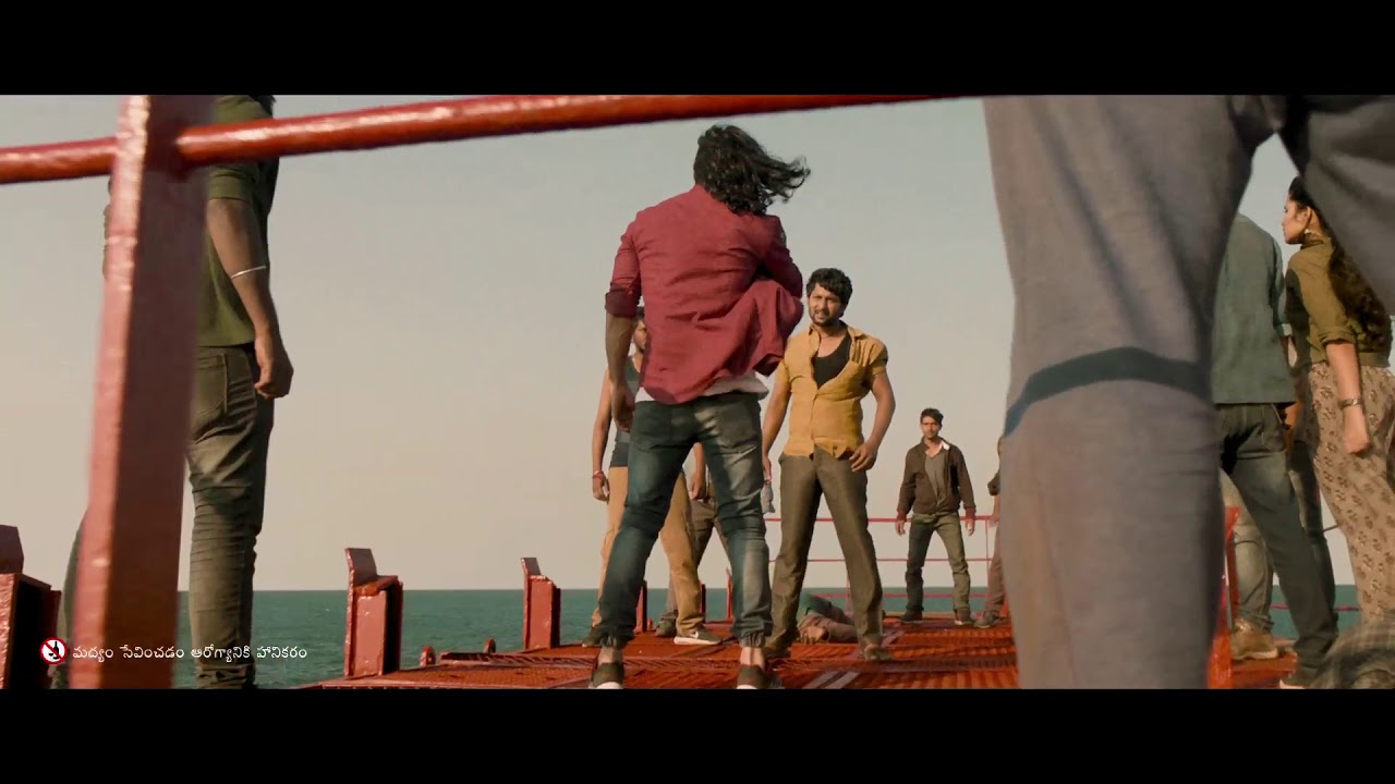 Ravi awana in krishnarjuna yudham (new villian in south) - YouTube