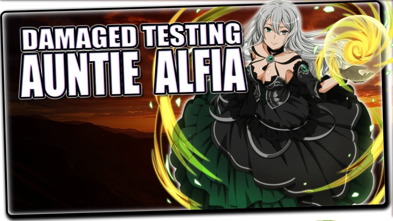 Damage Testing Alfia in Danmachi Battle Chronical offline Abyssal ...