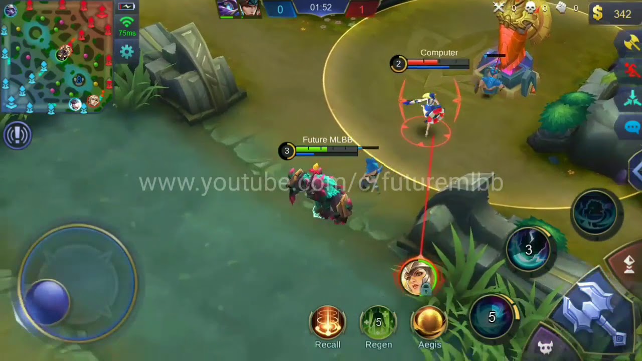GAMEPLAY NEW HERO BELERICK NATURES CHILD FUTURE MLBB - YouTube