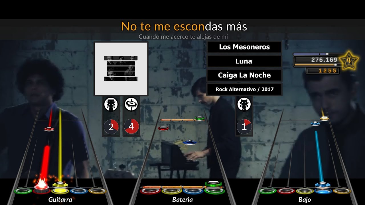 Los Mesoneros - Luna (Clone Hero Chart Full Band) - YouTube