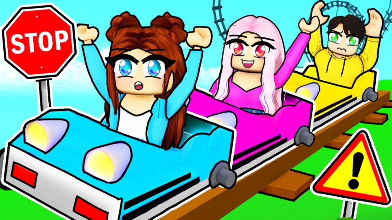 We SURVIVED IMPOSSIBLE CART RIDE in Roblox! - YouTube