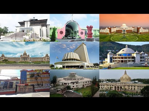 32 distinctive assembly buildings in India - YouTube