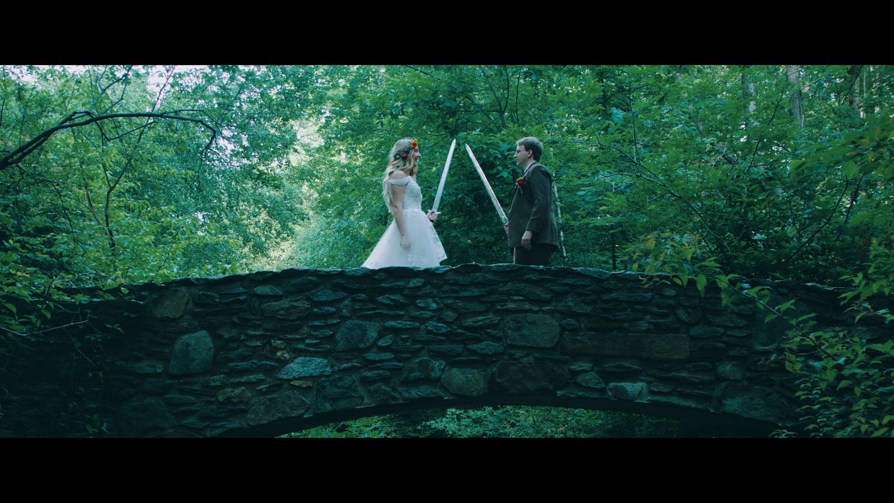 Medieval inspired intimate wedding - YouTube