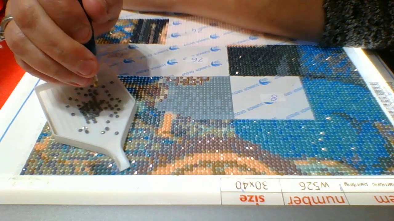 💖💖💖moment diamonds painting avec moi - YouTube