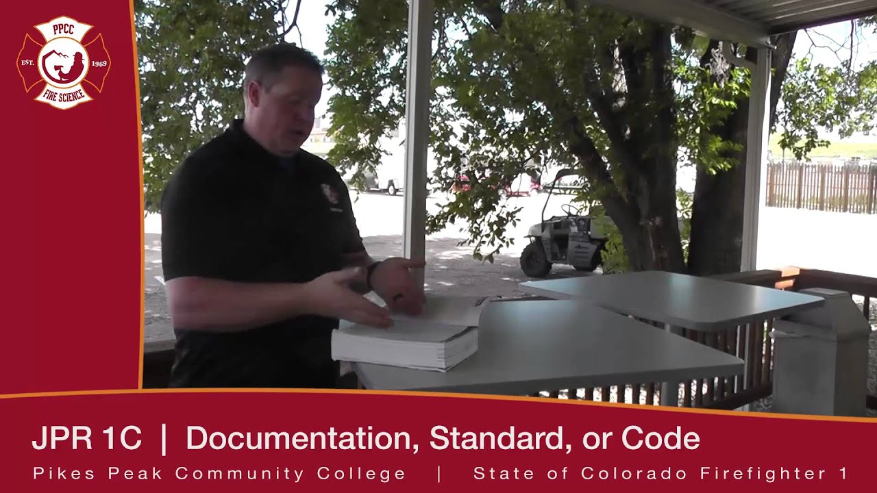 PPCC FF1 JPR 1C Document, Standard or Code - YouTube