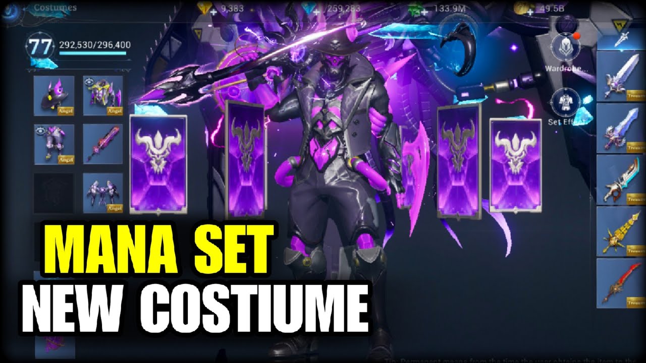 MU Origin 3 New Mana Set Costume - Bonuses & Attributes 🔥 - YouTube