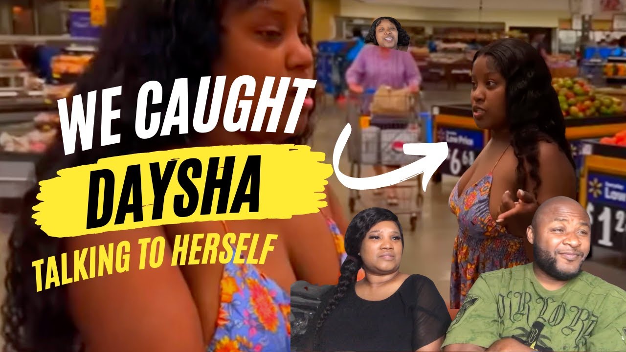 We Caught Daysha Talking To Herself - YouTube