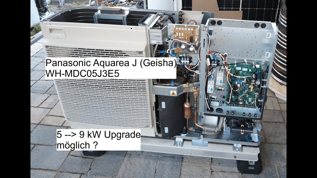 Interner Aufbau der Panasonic Aquarea J (Geisha Heisha Jeisha ...