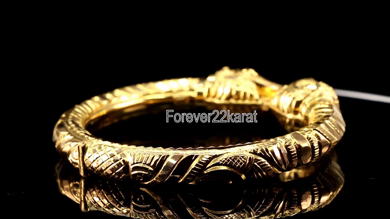 Thick Solid Gold Bracelet Handcrafted Solid Gold For Ladies by ...