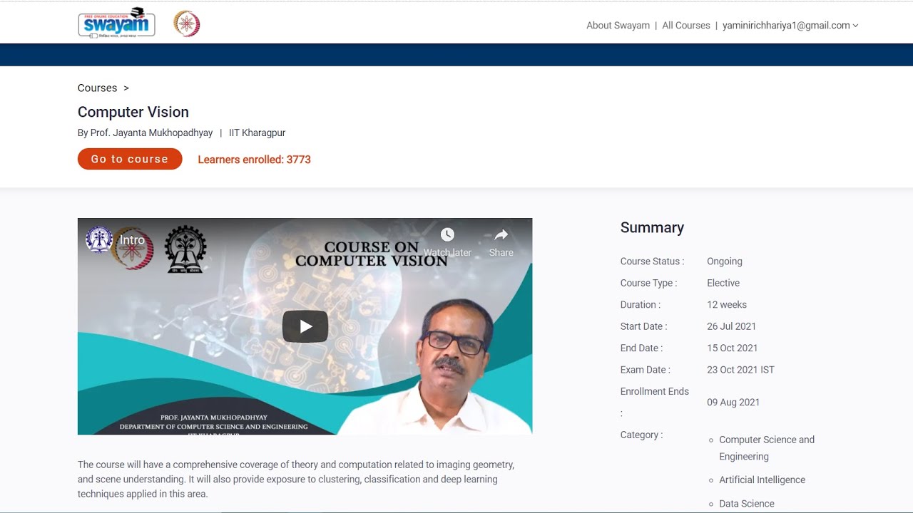 computer vision NPTEL assignment | Week 1 | solution 1 | 2021 - YouTube