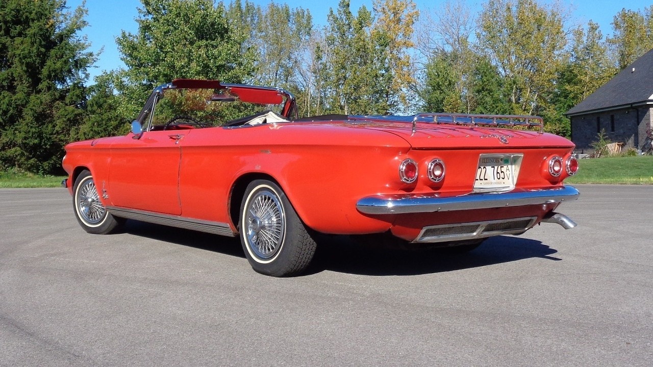 1962 Chevrolet Corvair Monza Spyder Turbocharged Convertible & Ride My ...