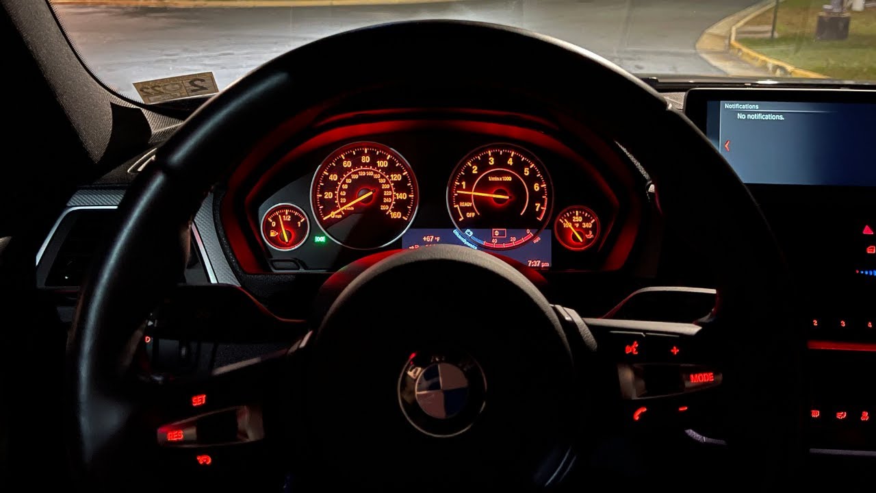2017 BMW 340i 6MT Night Drive POV + Exhaust Sounds! - YouTube