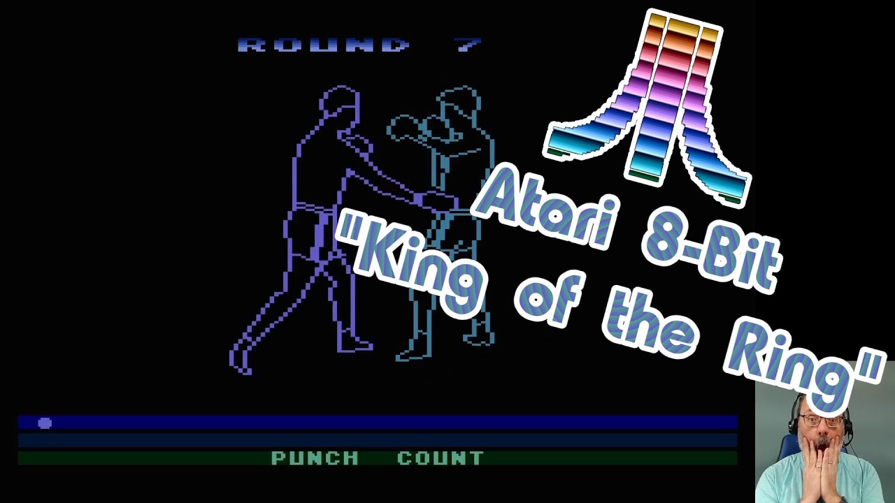 Atari 8-Bit Game Play, King of the Ring - YouTube