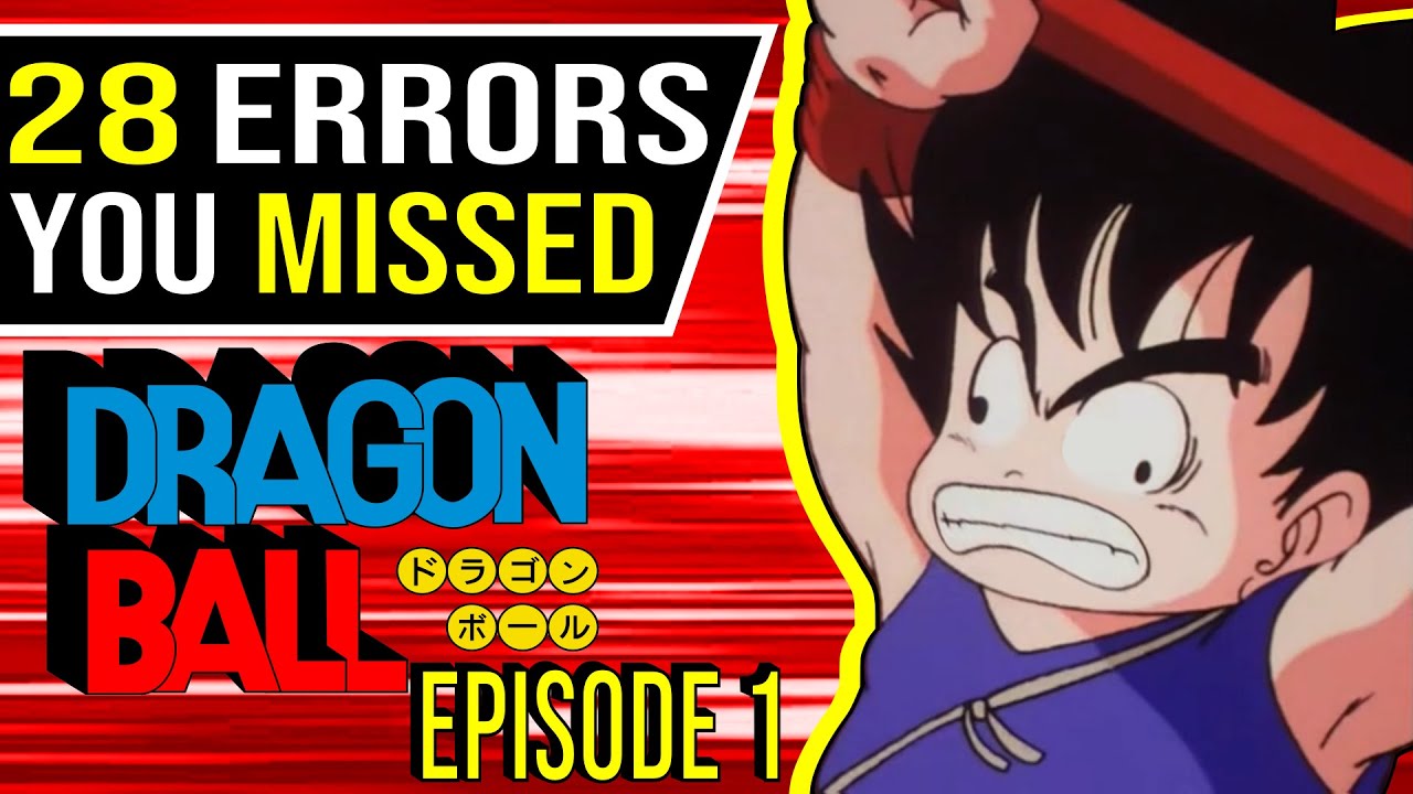 Dragon Ball episode 1 TV 1986 Errors #dragonball #anime #mistakes - YouTube