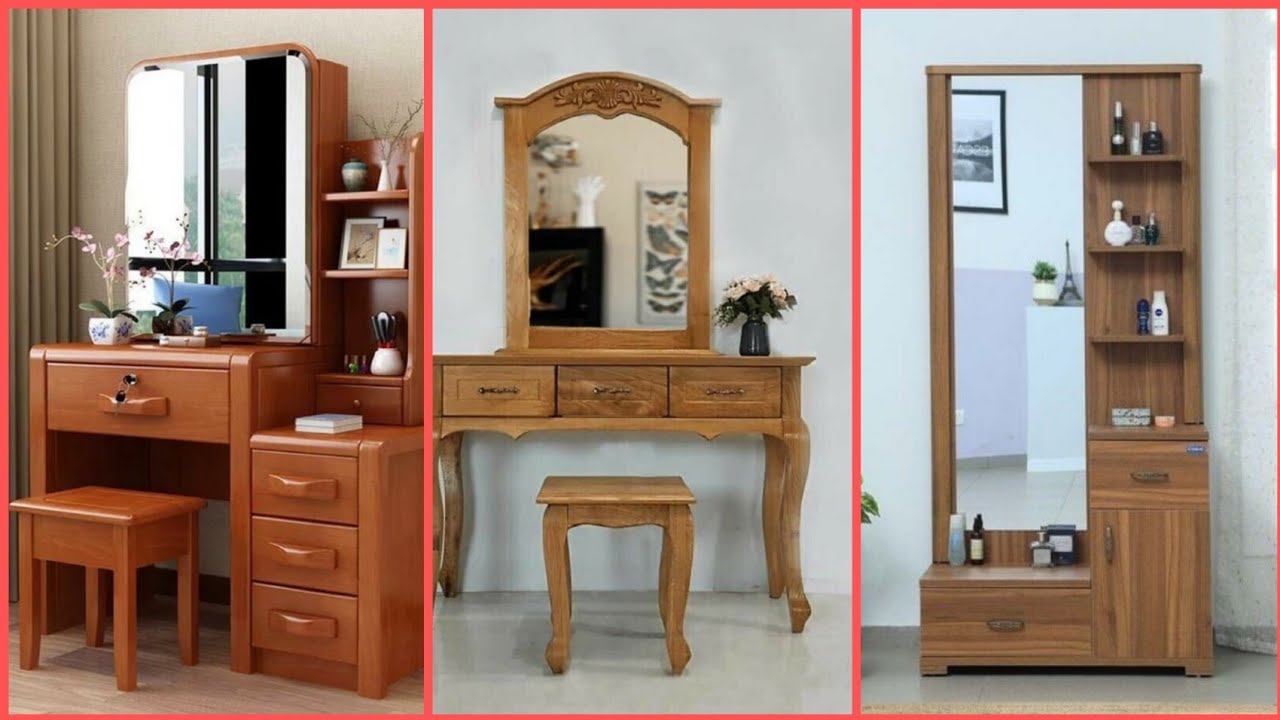 2024 wooden dressing table ideas | Top class make up dressing designs ...