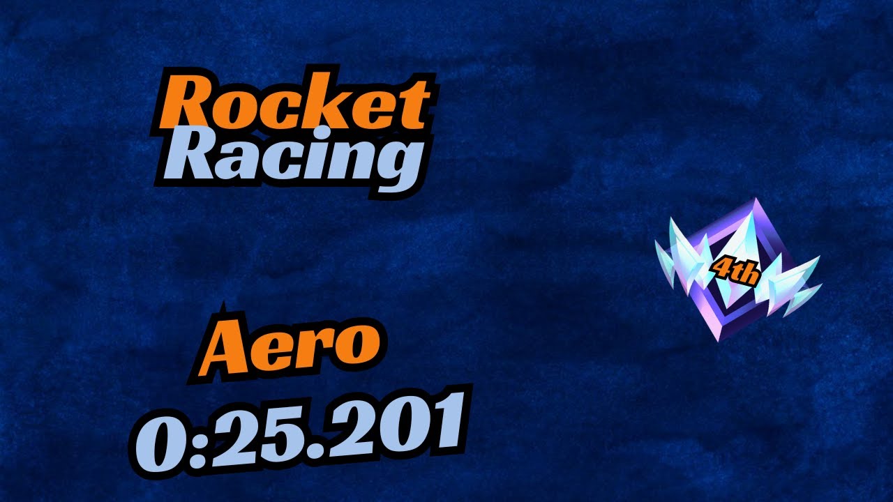 Rocket Racing Speedrun: Aero - 0:25.201 - YouTube