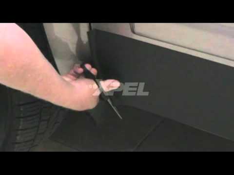 XPEL Black Rocker Panel Guard Installation Video - YouTube