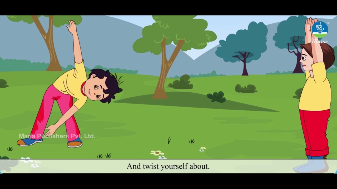 An action rhyme | Children Rhymes - YouTube