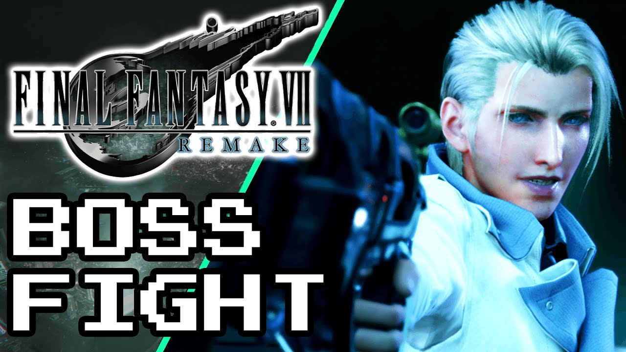 FINAL FANTASY 7 REMAKE - Rufus Boss Fight (Japanese) - YouTube