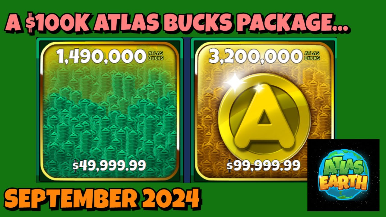 Yes, you can now buy an Atlas Bucks package for $100,000 in Atlas Earth... (2025) - YouTube