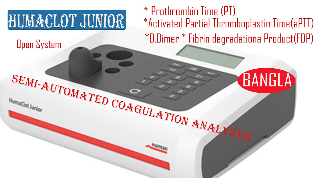 Humaclot Junior | Semi-Automated Coagulation Analyzer Operating Full ...