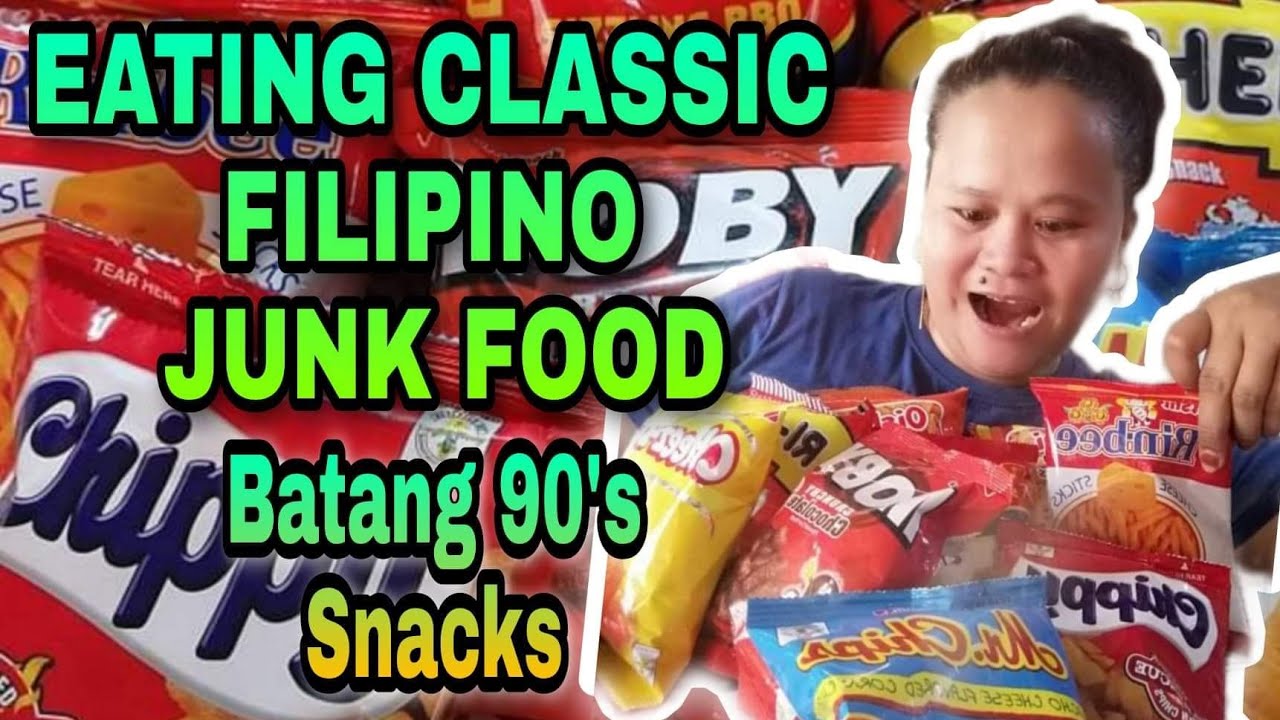 ASMR Eating Classic Filipino Junk Foods/Batang 80's&90's ...