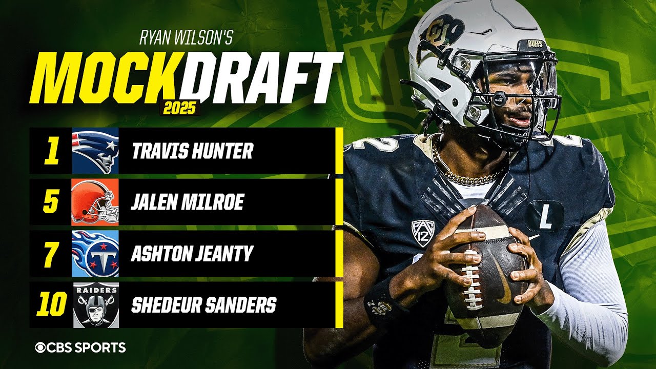 2025 NFL Mock Draft: Jalen Milroe the first QB off the board, Raiders ...