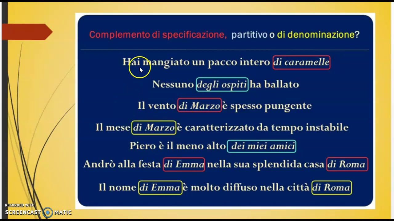 Complemento Partitivo - YouTube