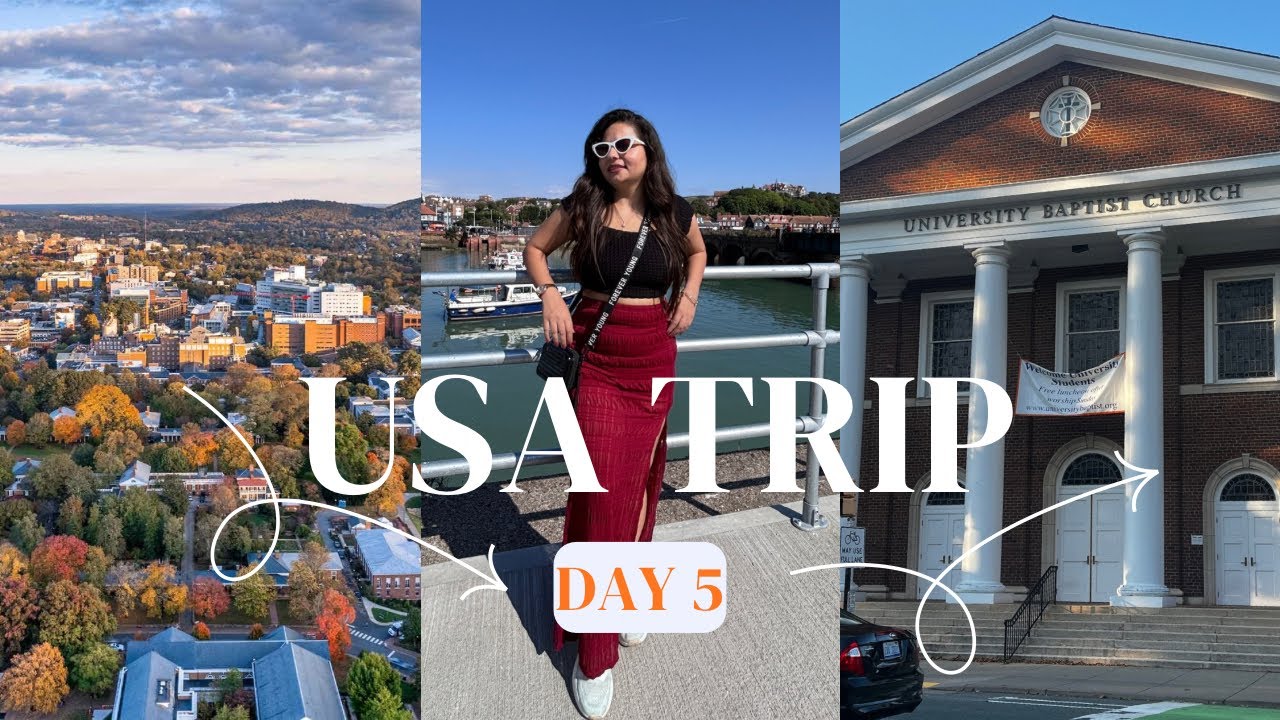 UK to USA: DAY 5 | Work Travel Series 😍 - YouTube
